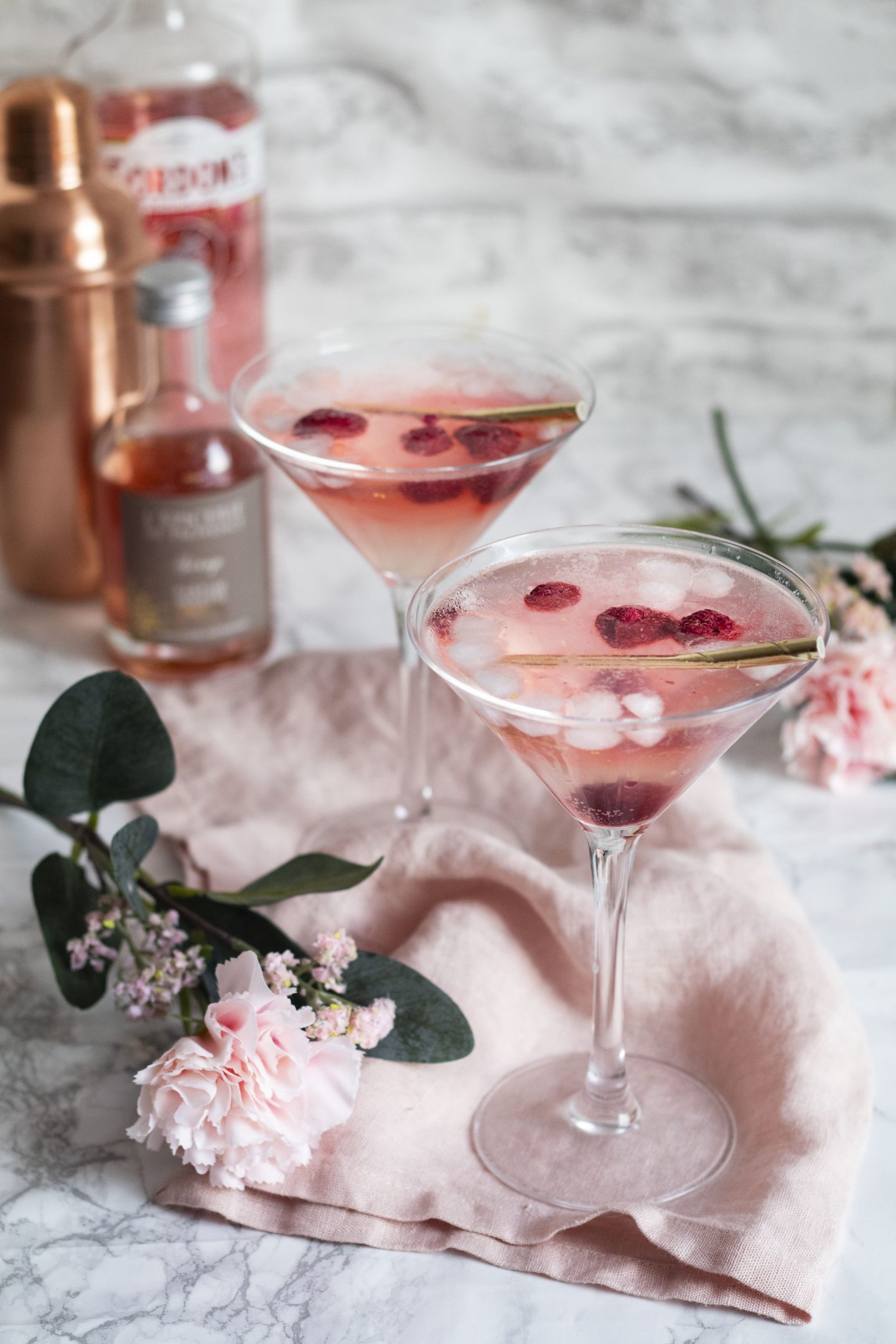 Recette cocktail gin pink violette - Blog de MaSpatule.com