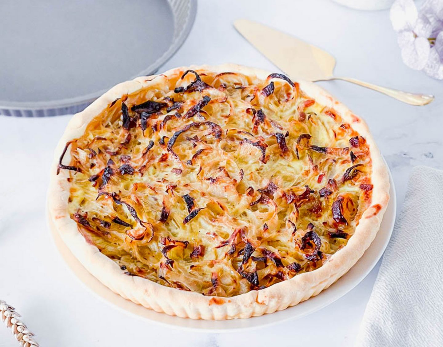 Recette Tarte à l'oignon - Blog de MaSpatule.com