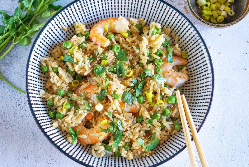 Recette Riz sauté aux crevettes - Blog de MaSpatule.com