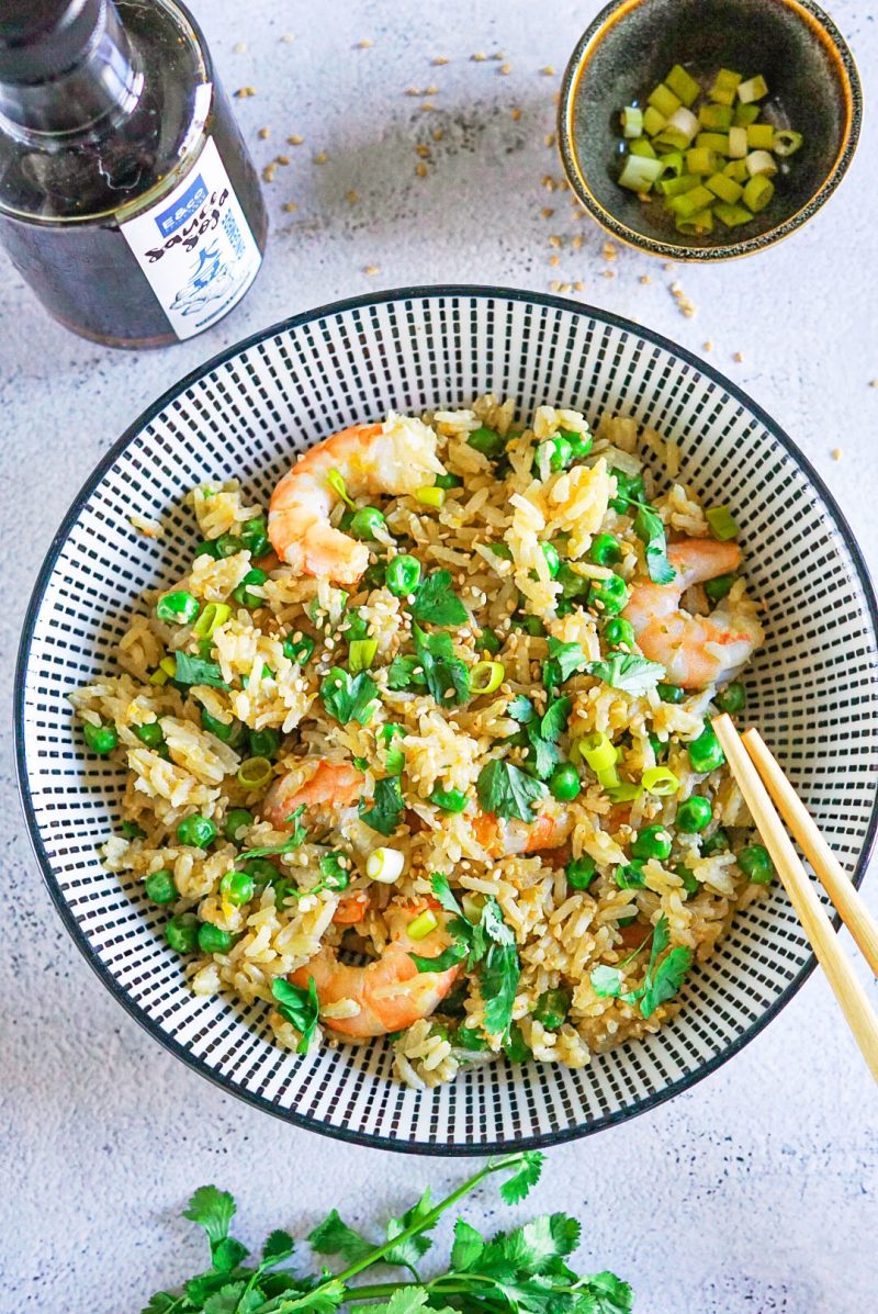 Recette Riz sauté aux crevettes - Blog de MaSpatule.com
