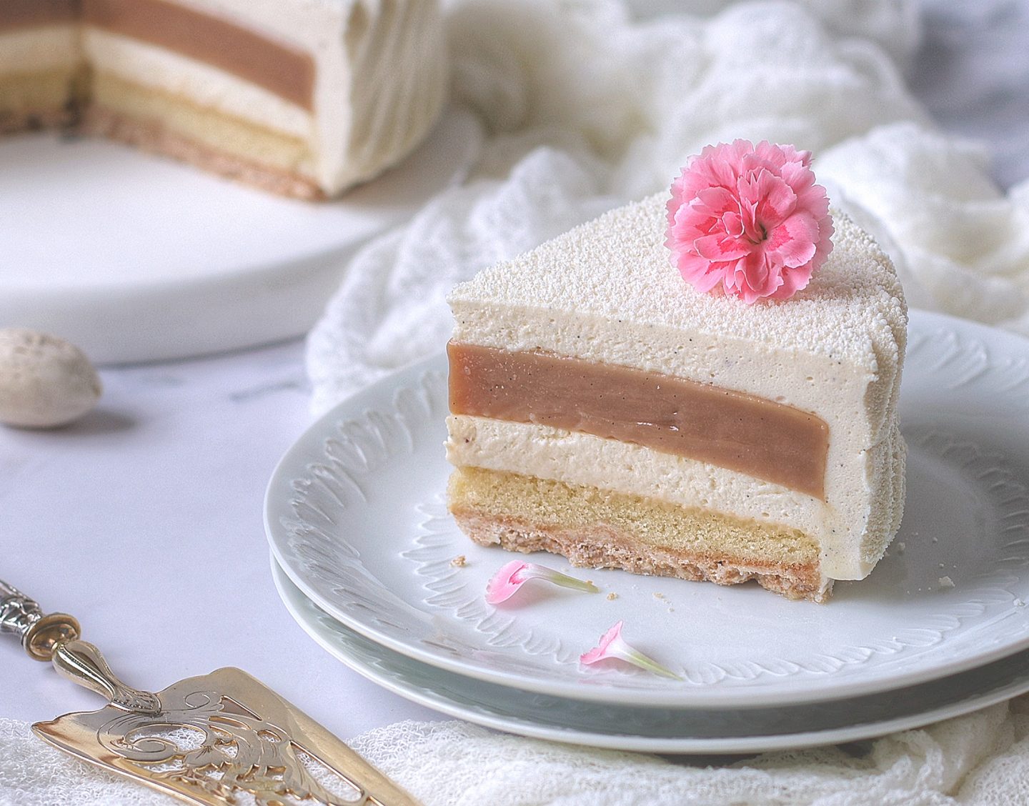 Recette Entremets vanille caramel - Blog de MaSpatule.com